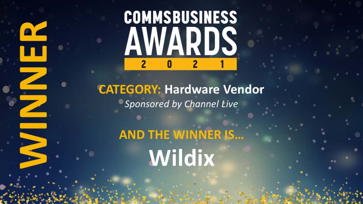 Wildix wins Hardware Vendor Award at Comms Business Awards 2021 | Wildix News