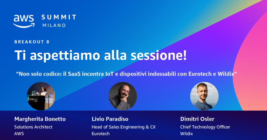 Wildix CTO Dimitri Osler to Speak at AWS Summit Milan 2024 | Wildix