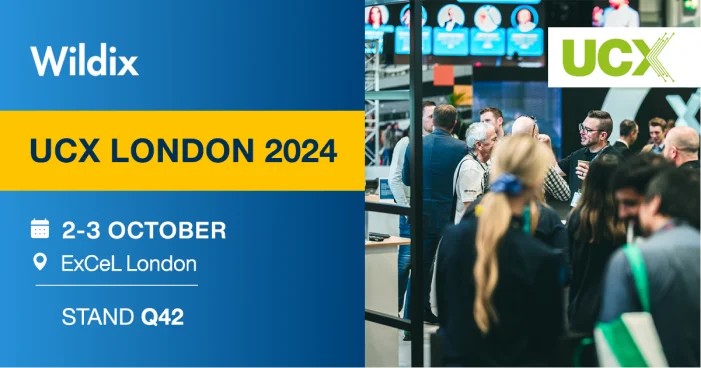 Meet Wildix at stand Q42 at UCX London 2024