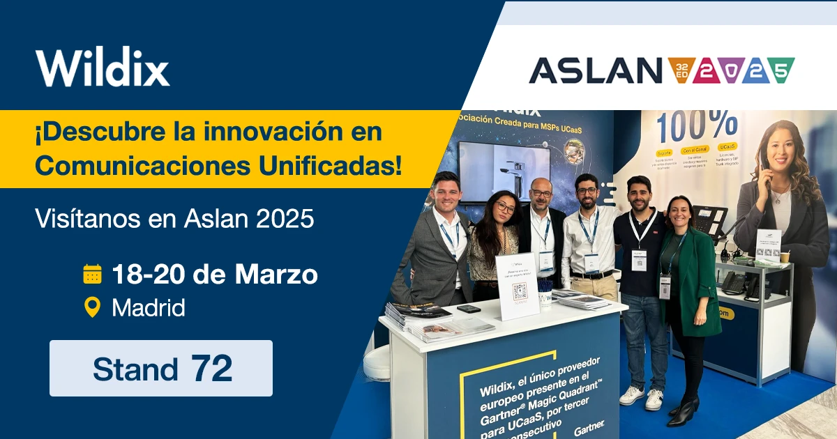 Wildix en ASLAN 2025: Claves para el Éxito Digital de la mano de la Innovación | Wildix