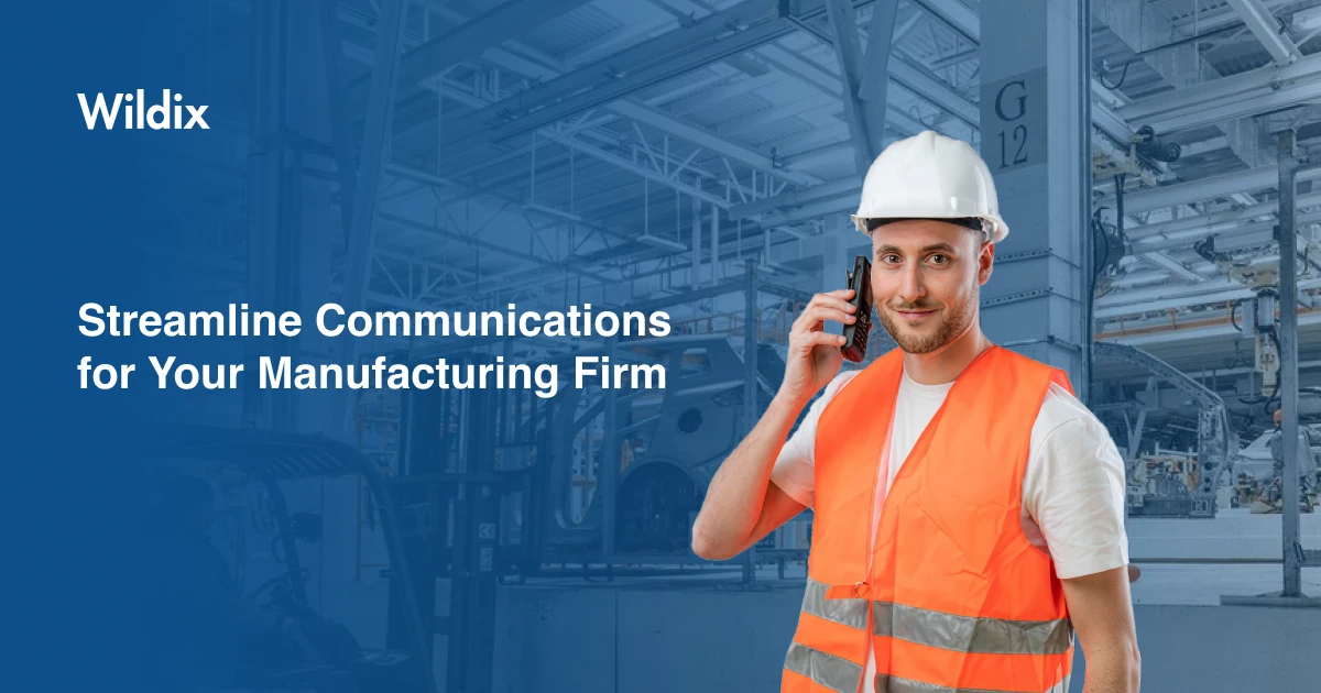 Secure & Scalable Manufacturing Communication Systems | Wildix
